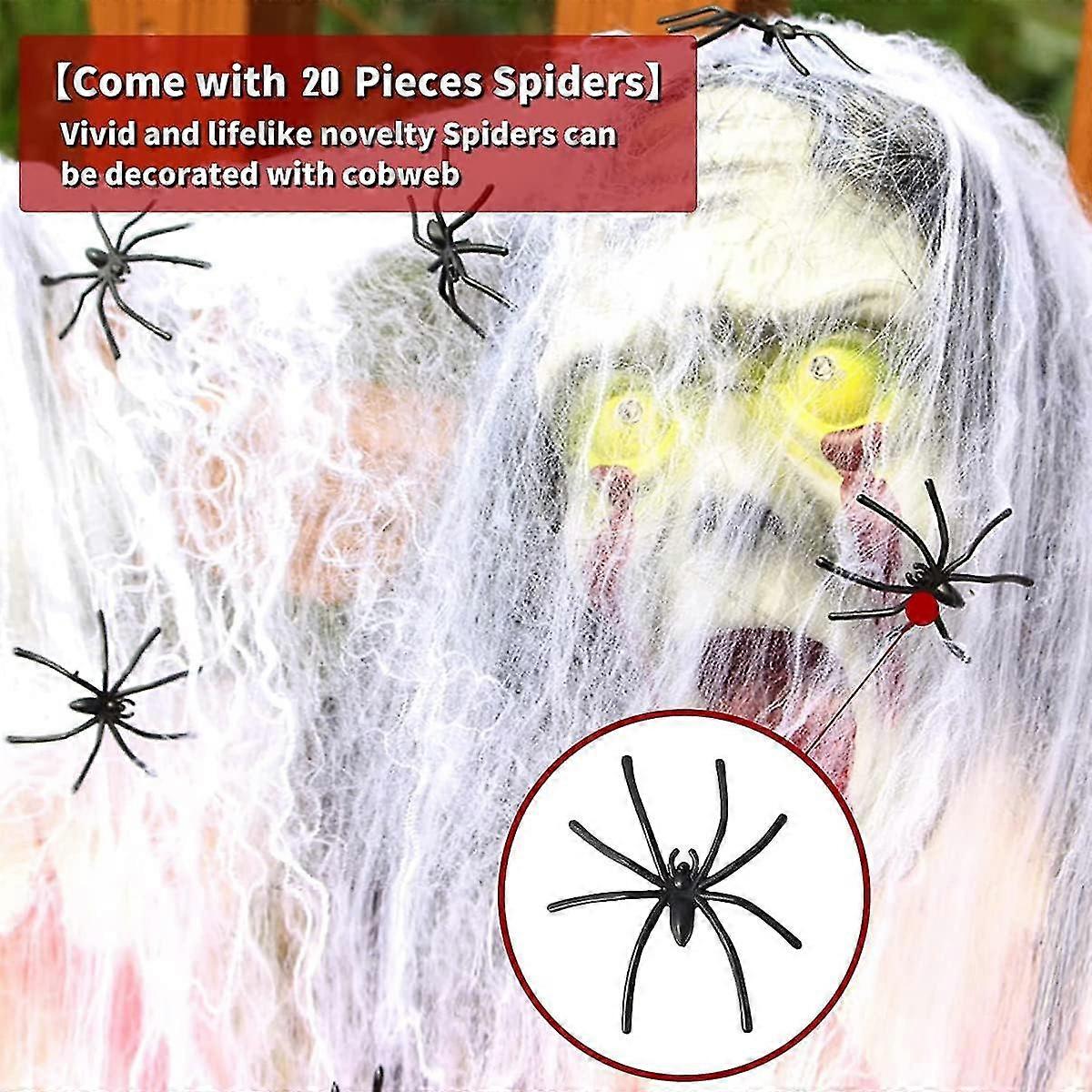 Halloween Spider Web Decoration,100g Spider Web Halloween Decoration ...