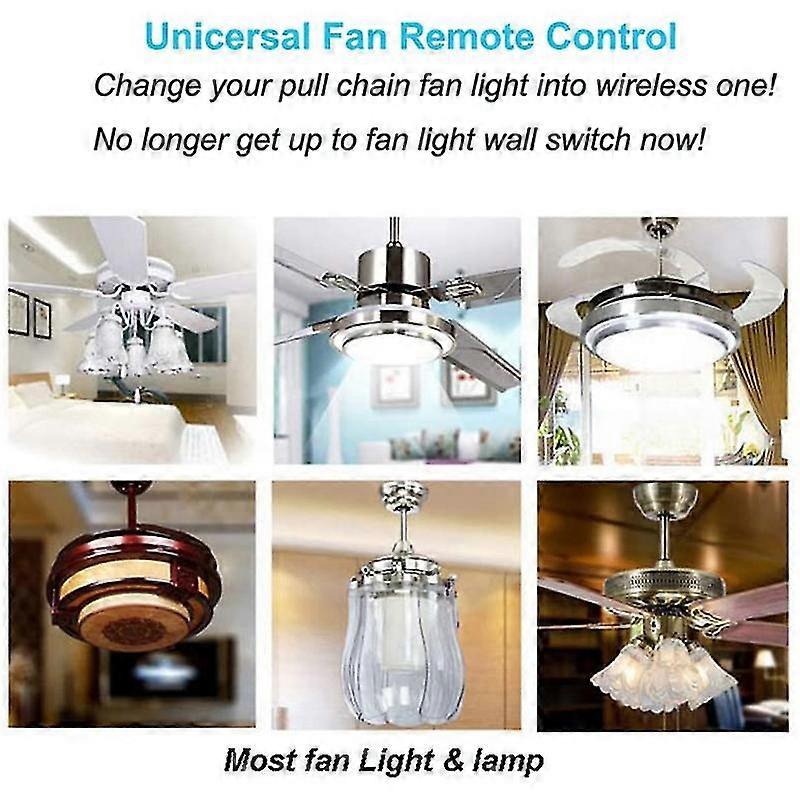 Ceiling Fan Remote Control Kit, Small Size Universal Ceiling Fans Light ...