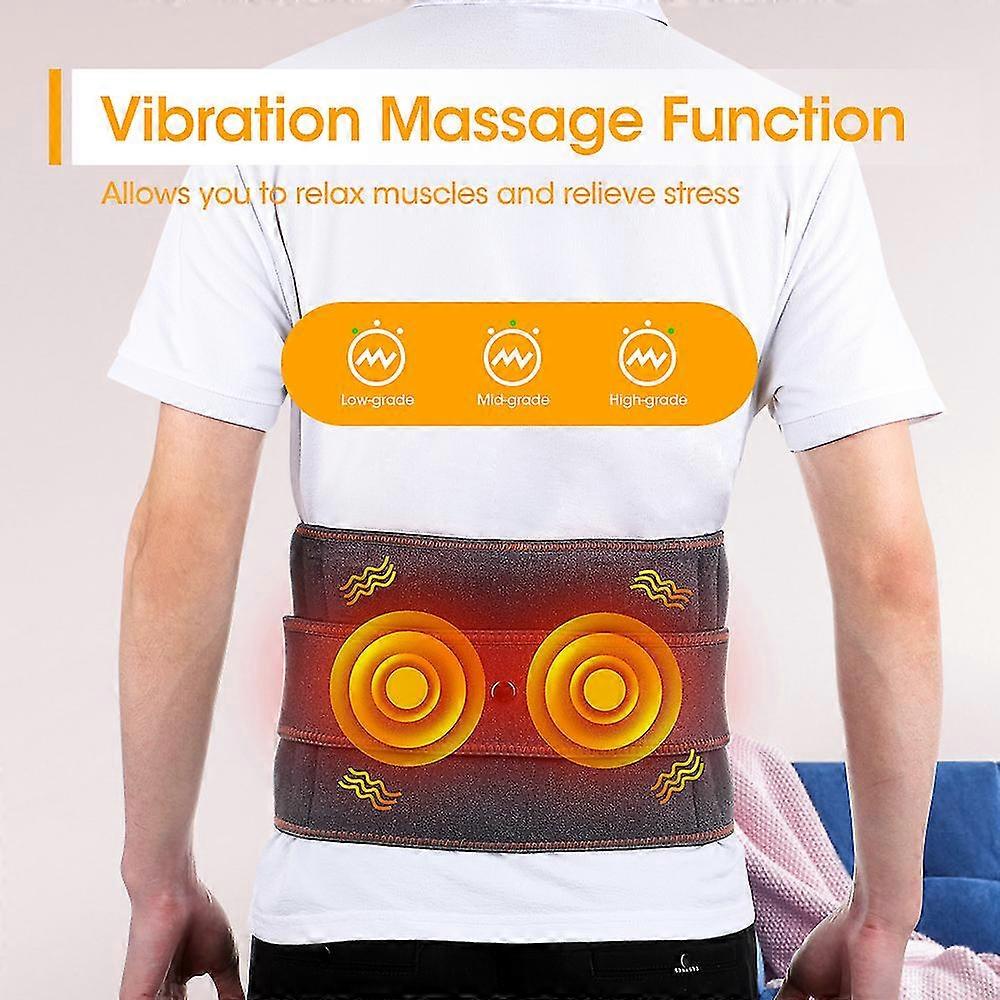 Electric Heating Waist Massage Belt Back Support Massage Belt Far ...
