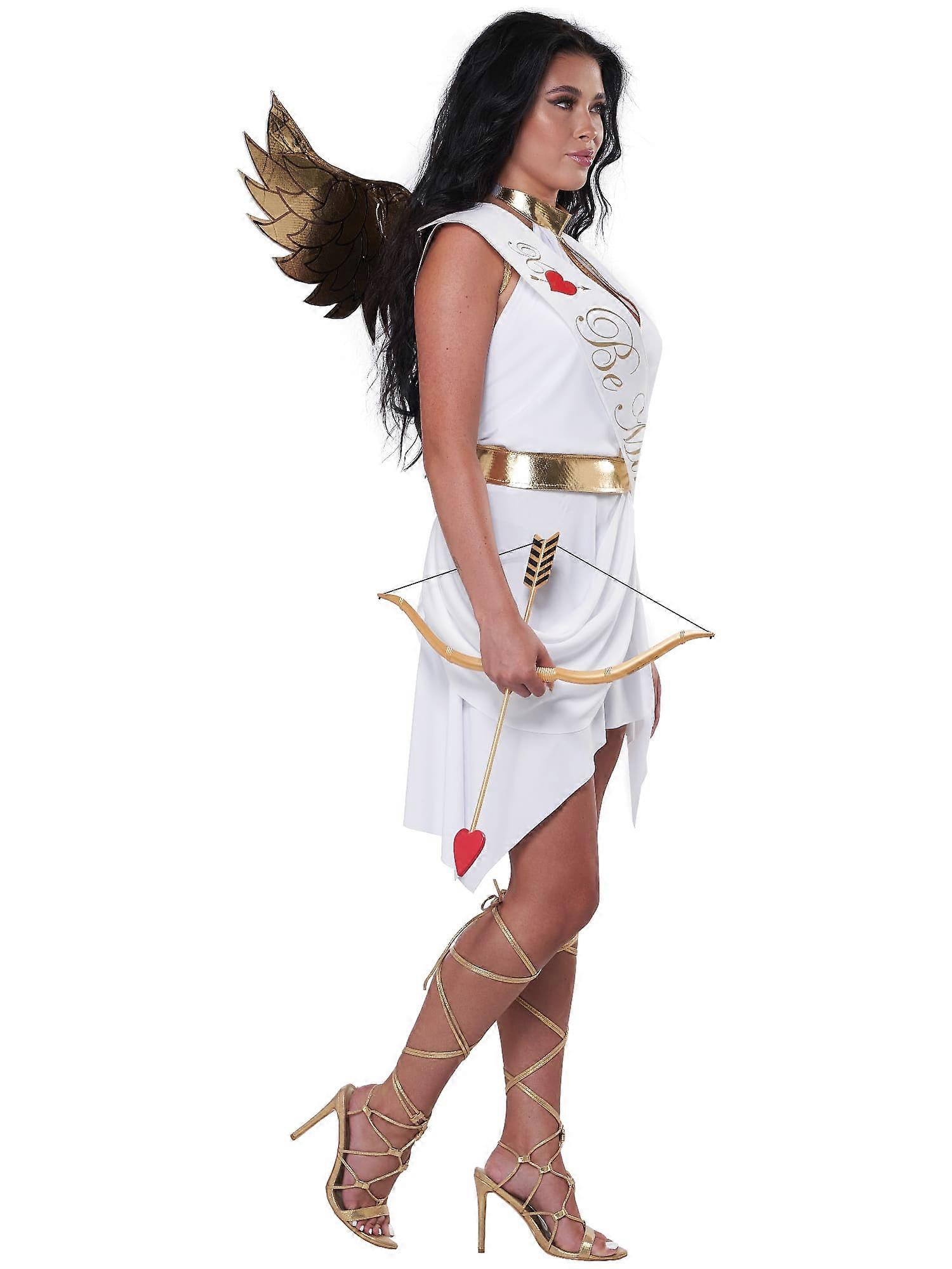 Love Goddess Cupid Angel God of Love Greek Toga Adult Womens Costume ...