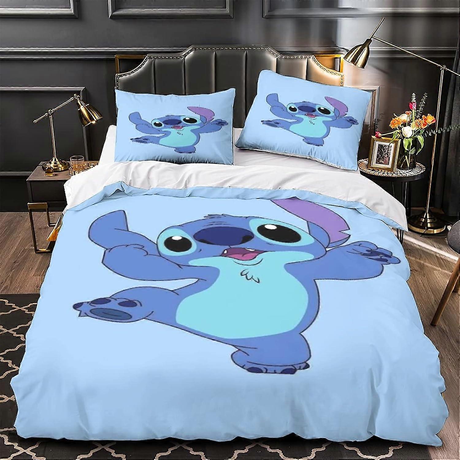 Stitch Bedding Set, Mjukt Mikrofiber Påslakan och Örngott, Lilo ...