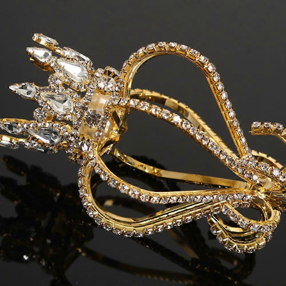 Scepter Hollow Crown Teardrop Shape Copper Wand Wedding Props Party ...