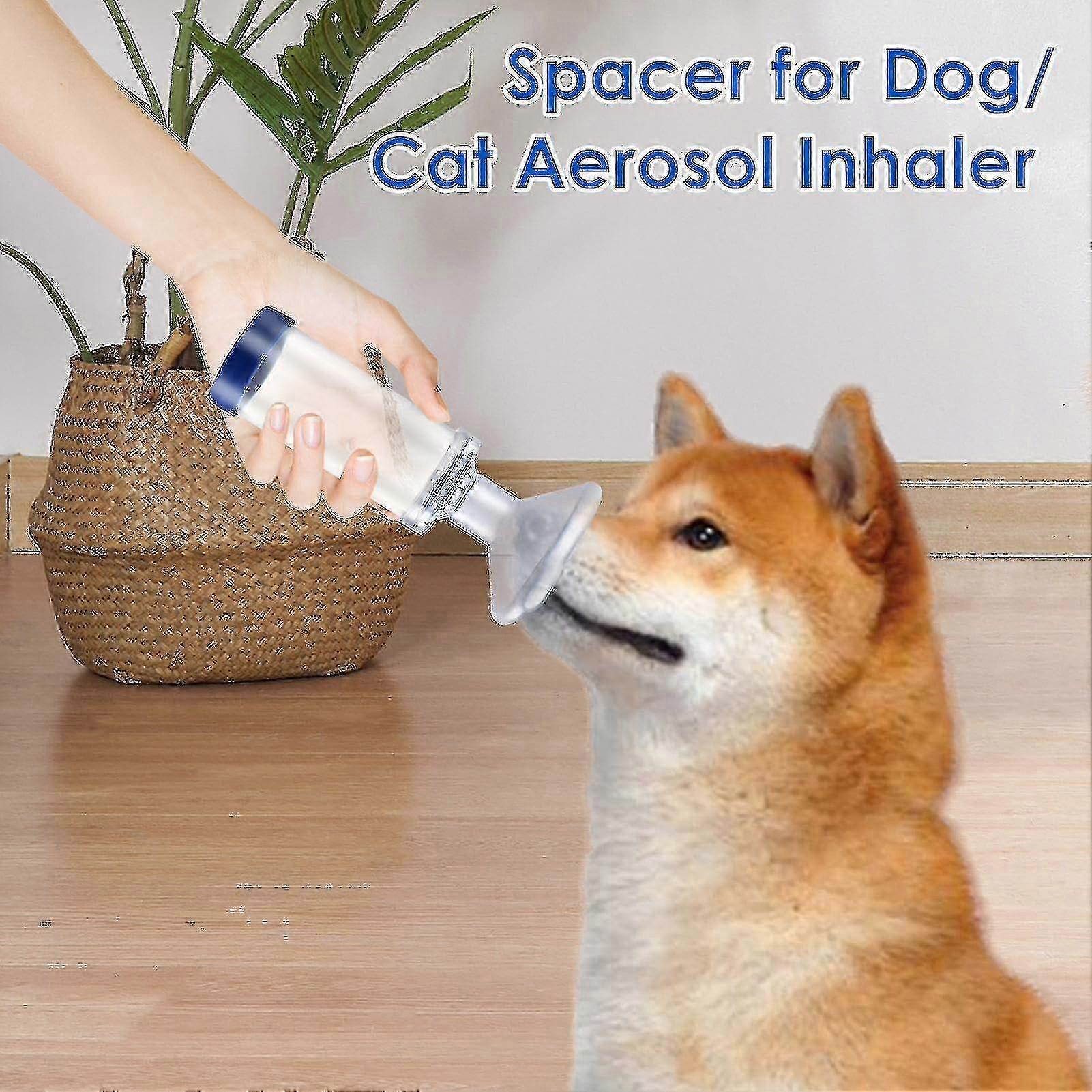 Hund/katt aerosolinhalator Spacer Chamber för att hjälpa till med ...