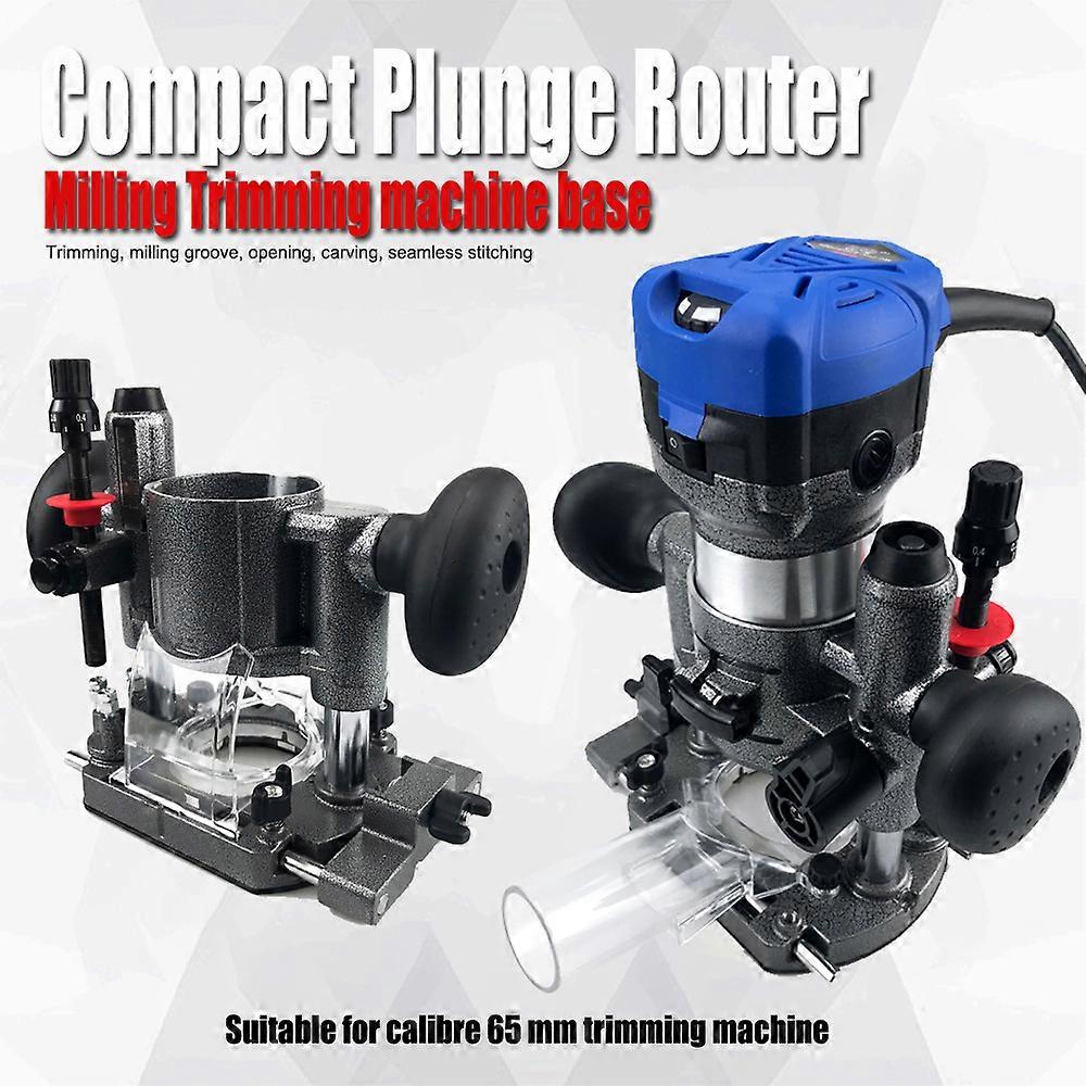 Compact Plunge Router Bracket Milling Trimming Machine Base Trimming ...