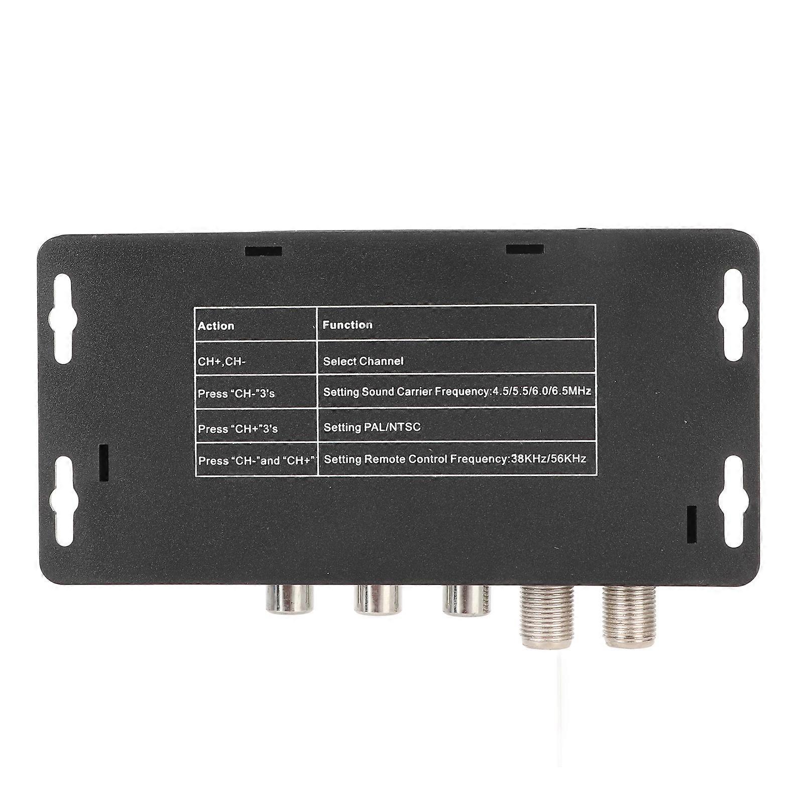 UHF Modulator TV Link Modulator 471.25?885.25MHz Support PAL NTSC AV to RF Converter IR Extender ...