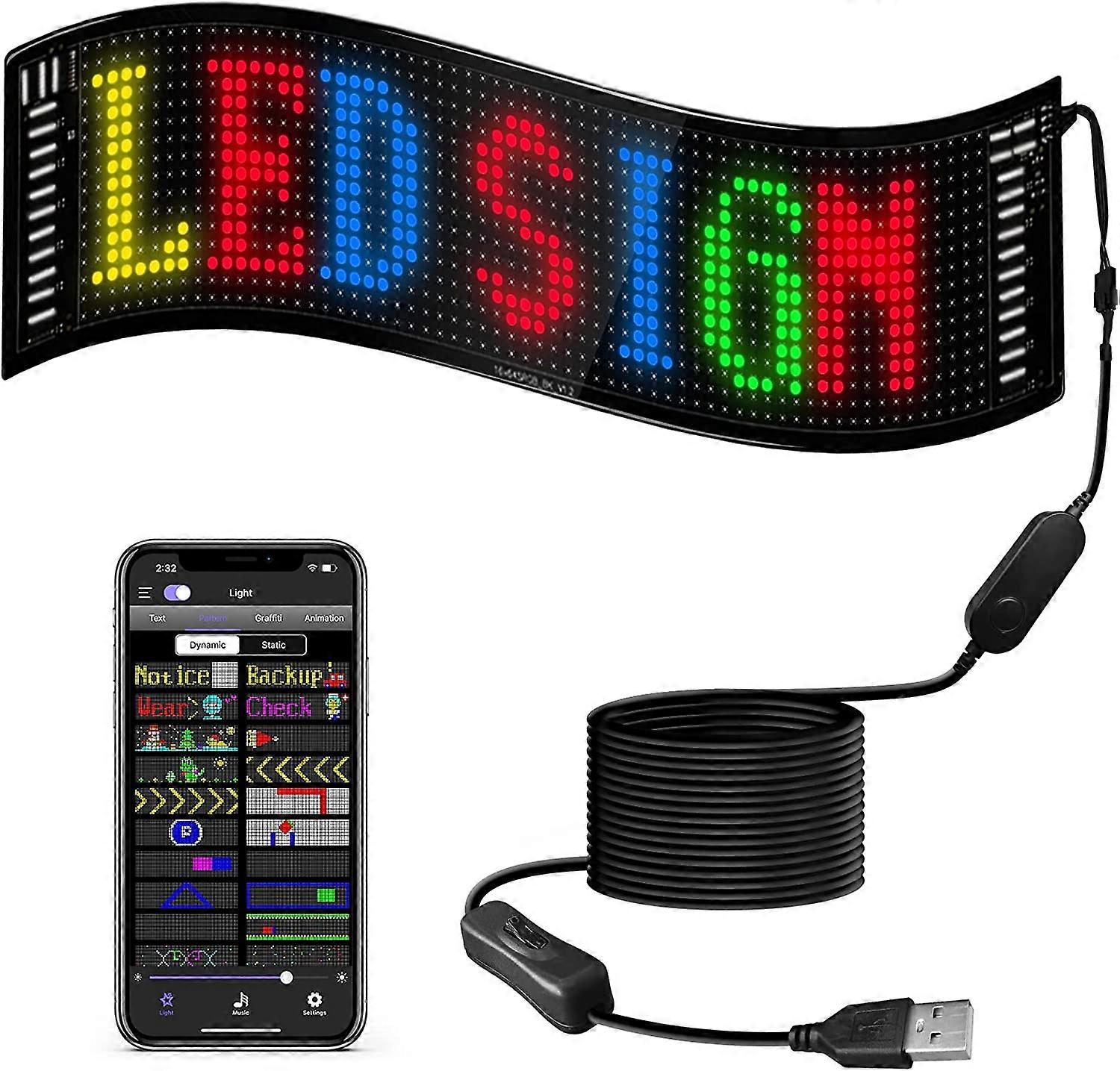 LED Matrix Pixel Panel ,USB 5V Flexible Addressable RGB Pattern ...