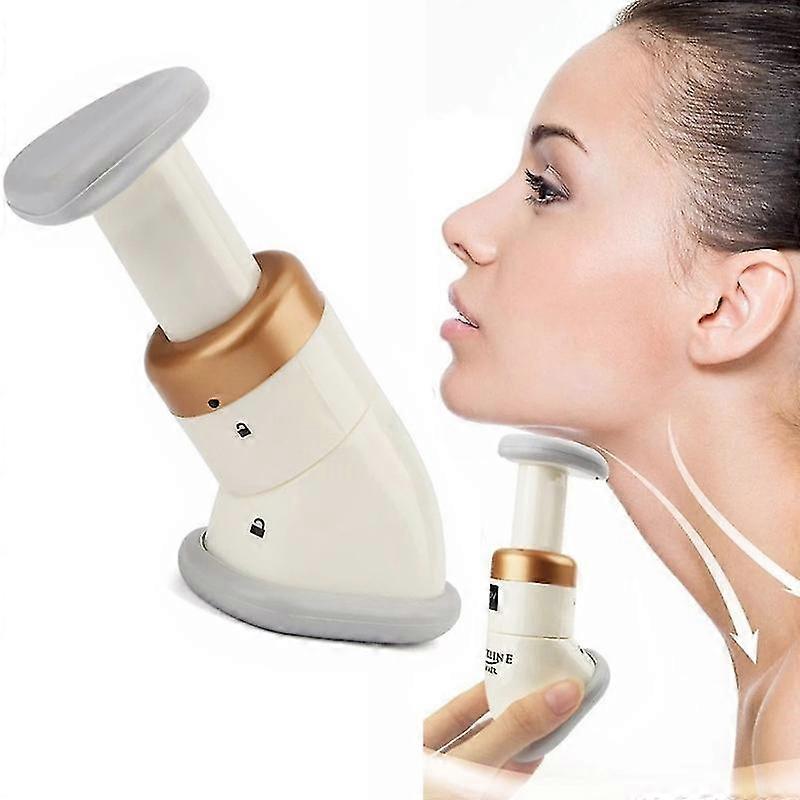Neckline Slimmer Toning Massager System, Portable Neck Exerciser Double ...