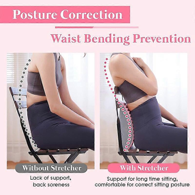 Lower Back Pain Relief Device Back Cracker Posture Corrector Lumbar Support Spine Board for ...