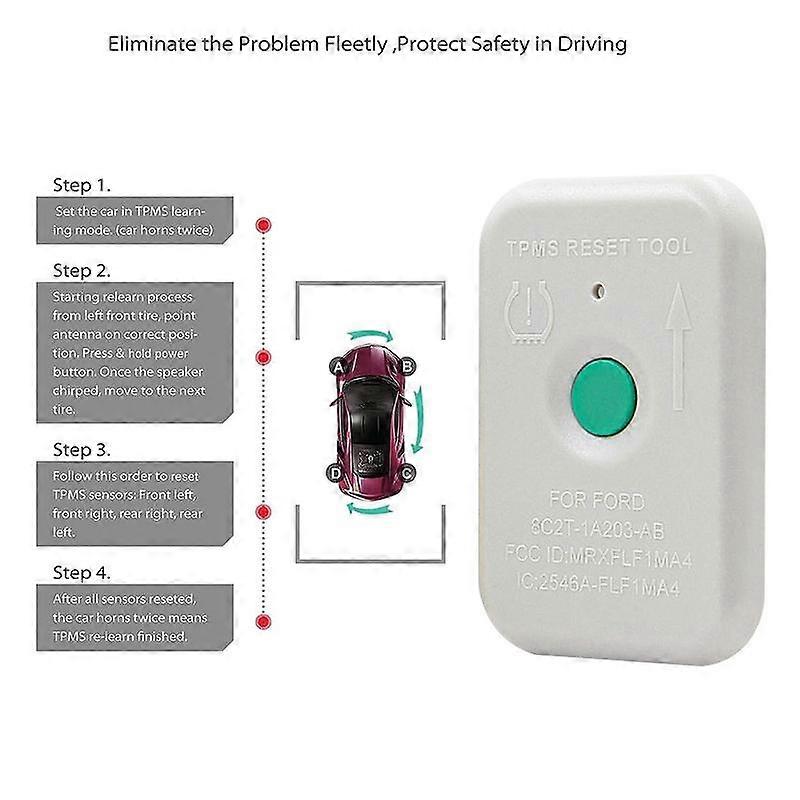 For Fords TPMS19 Sensor Relearn Reset Tool Tire Pressure Monitor System ...