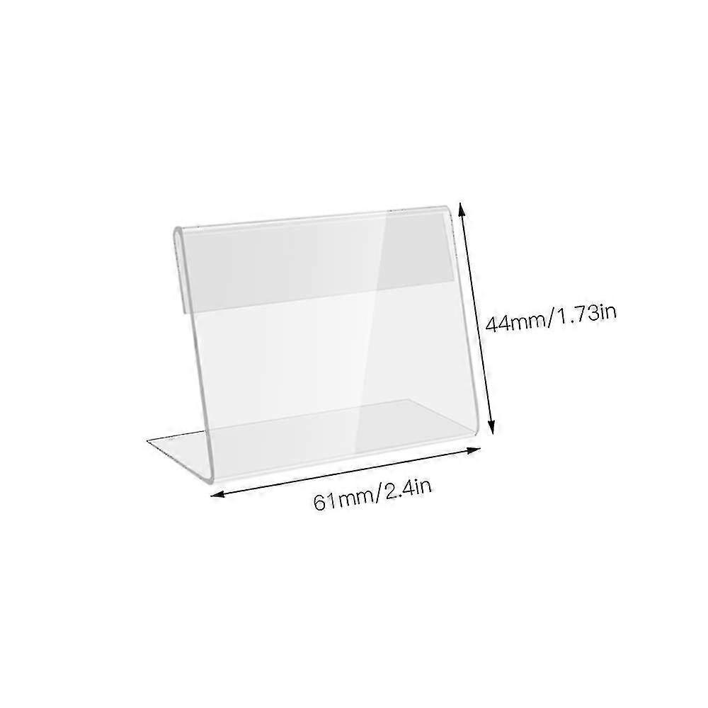 30pcs Mini Acrylic Sign Display Holder Price Display Holder Small ...