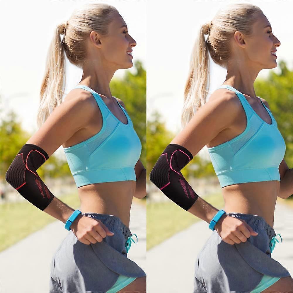 Elbow Compression Sleeve(1 Pair)Tennis Elbow Braces for Tendonitis and ...