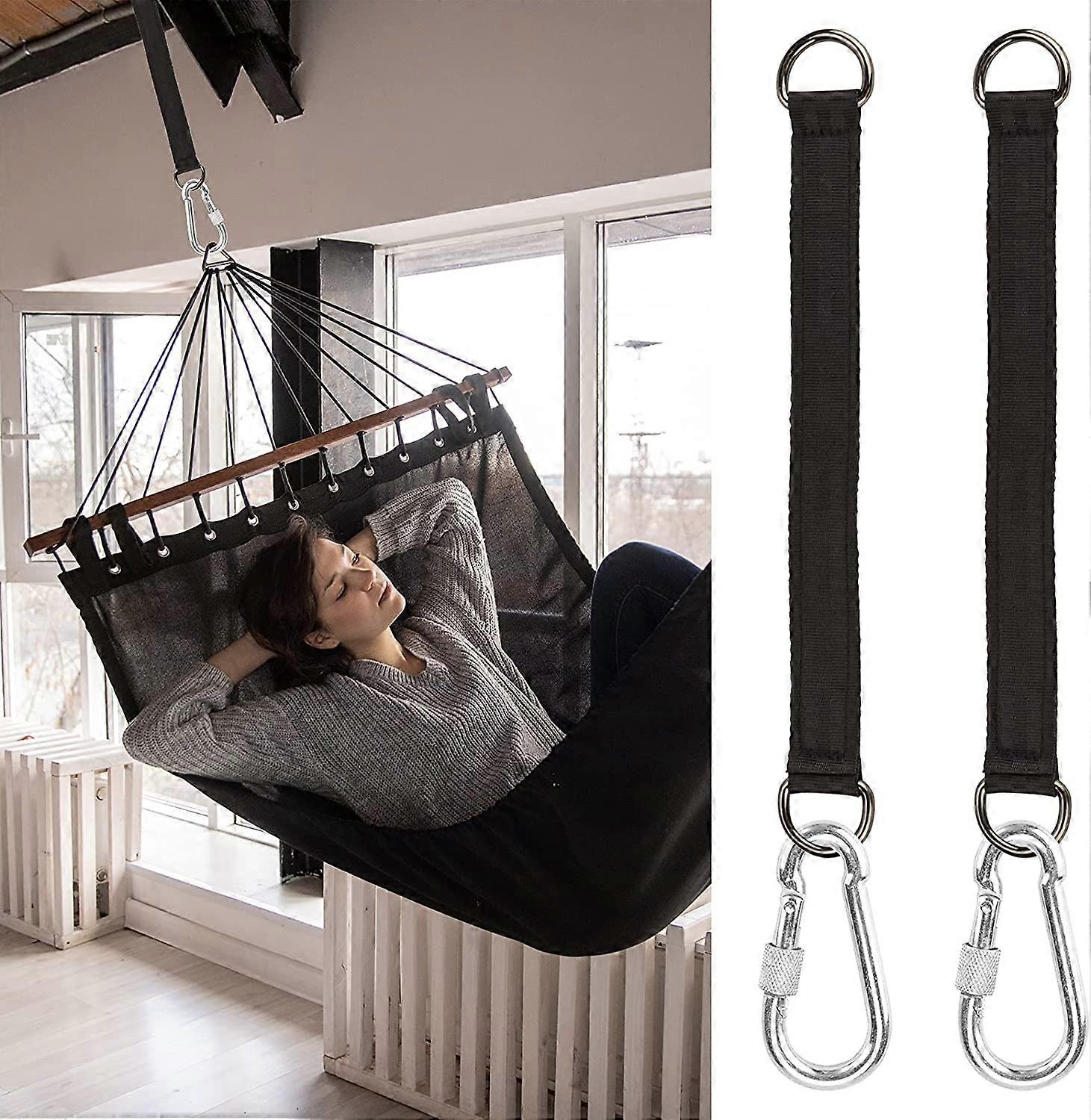 Swing Hanging Straps, 2 PCS Adjustable Tree Swing Straps with 2 PCS ...