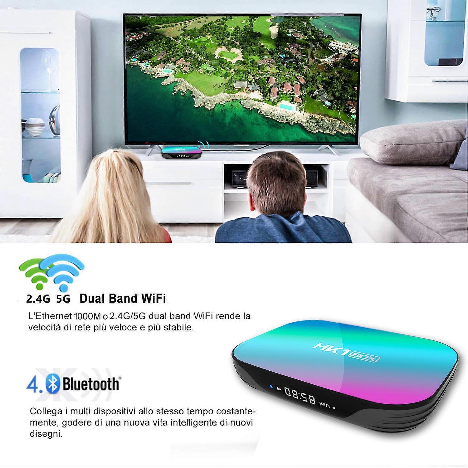 Smart 8K Android 9 TV BOX X3 S905X3 Quad Core Google Player 4G 128G 2 ...