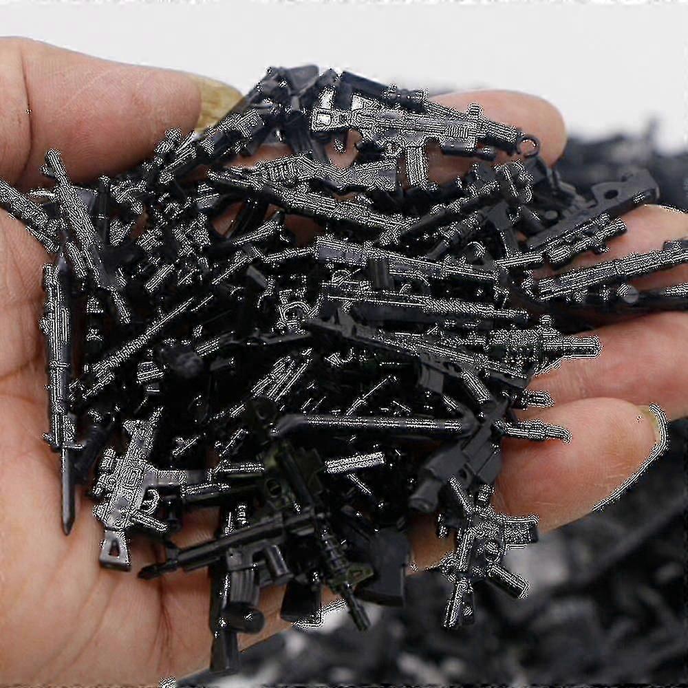 100pcs DIY Military Guntoys Accessories for Kids, Assembly Blocks ...