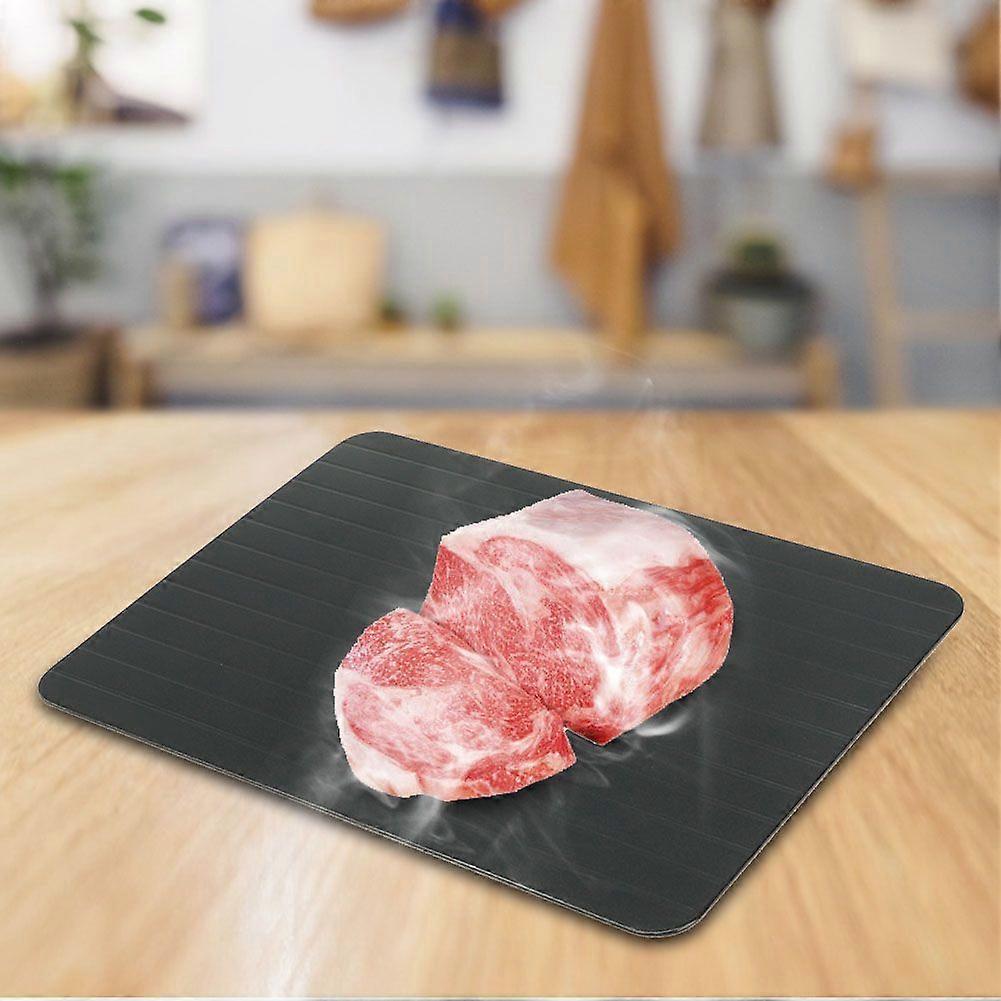 Fast Defrosting Tray Metal Safe Food Meat Thawing Plate Home Kitchen ...