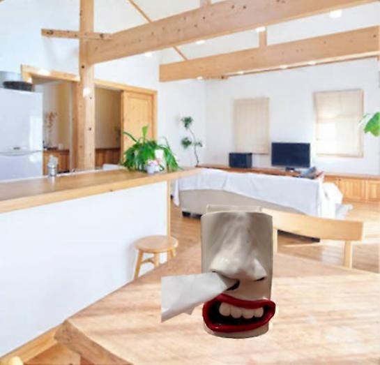 Handmade Funny Face Tissue Holder,Quirky Mouth Nose Tissue Box ...