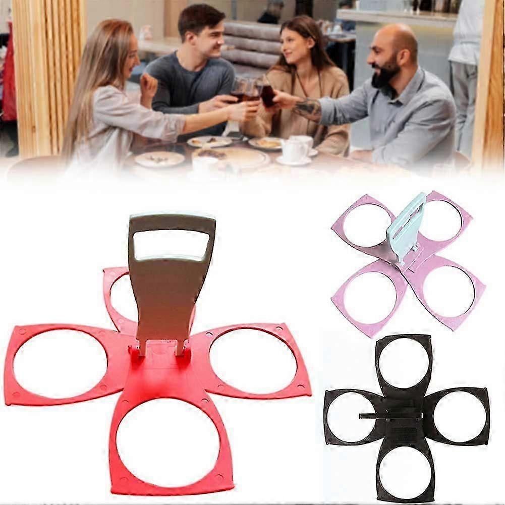 Fold Away Cup Carrier/Caddy Takeout Coffee Drink Pint Beer Beverage ...