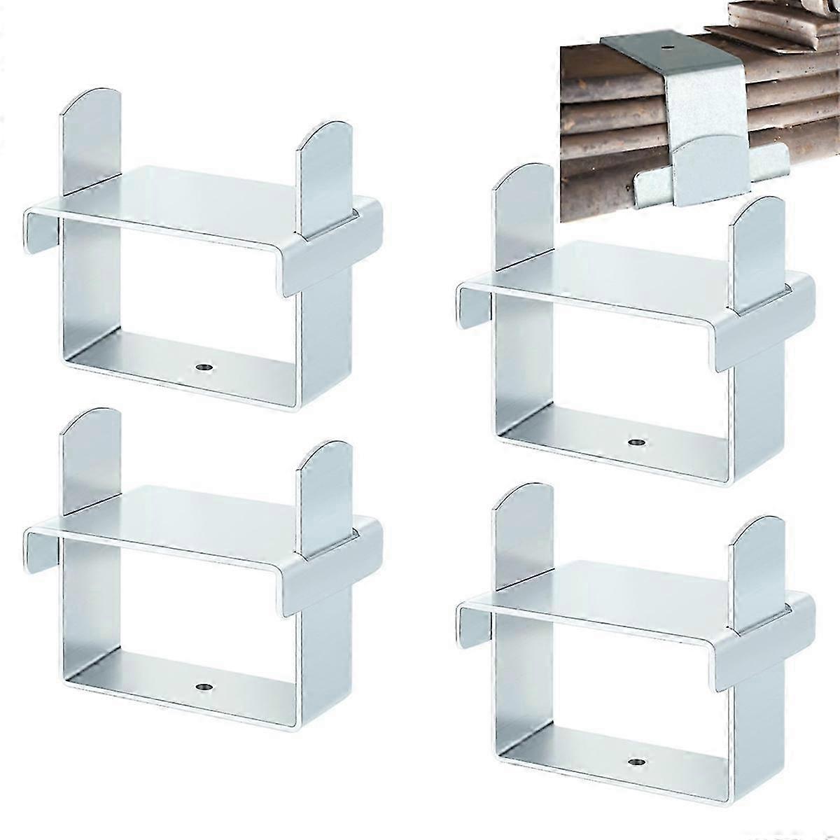 4 Pcs Leaf Spring Clamp Kit Leaf Springs Up to 2.5Inch Wide Lock Leaf ...