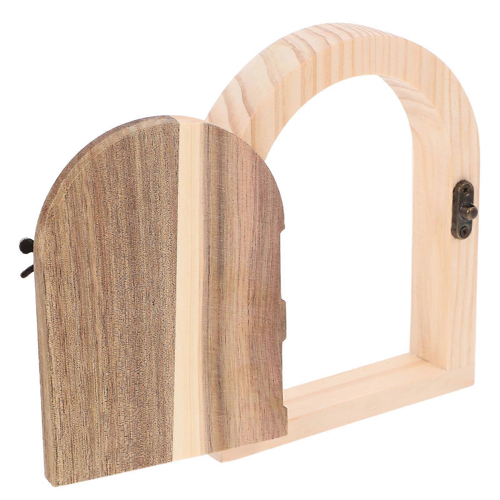 Light Switch Door Decor Rustic Style Wooden Cover For Pet Owners Safety ...