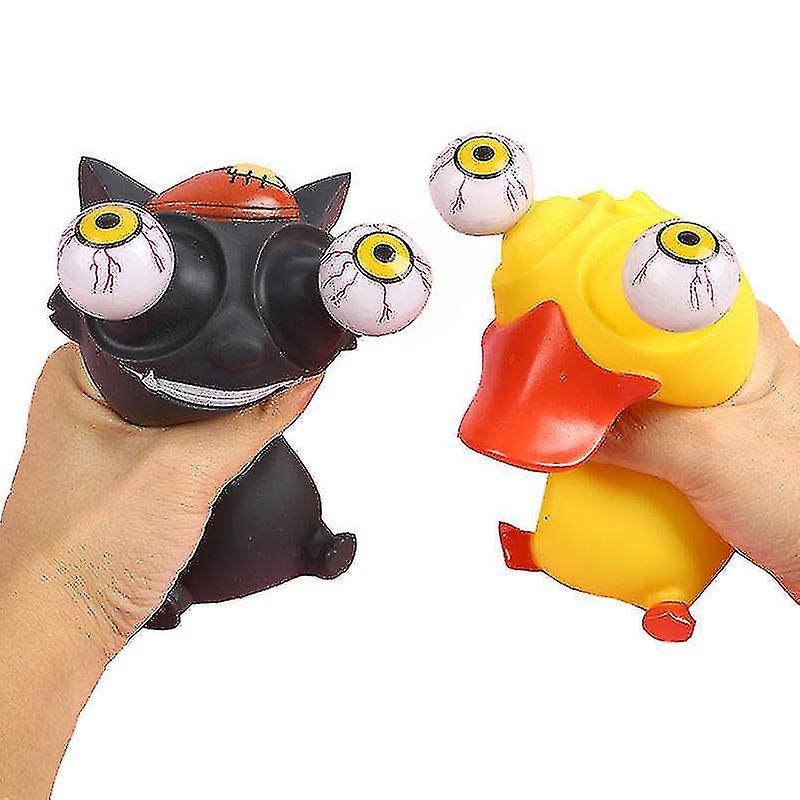 Cartoon Squeeze Antistress Toy Boom Out Eyes Doll Stress Relief Squishy ...