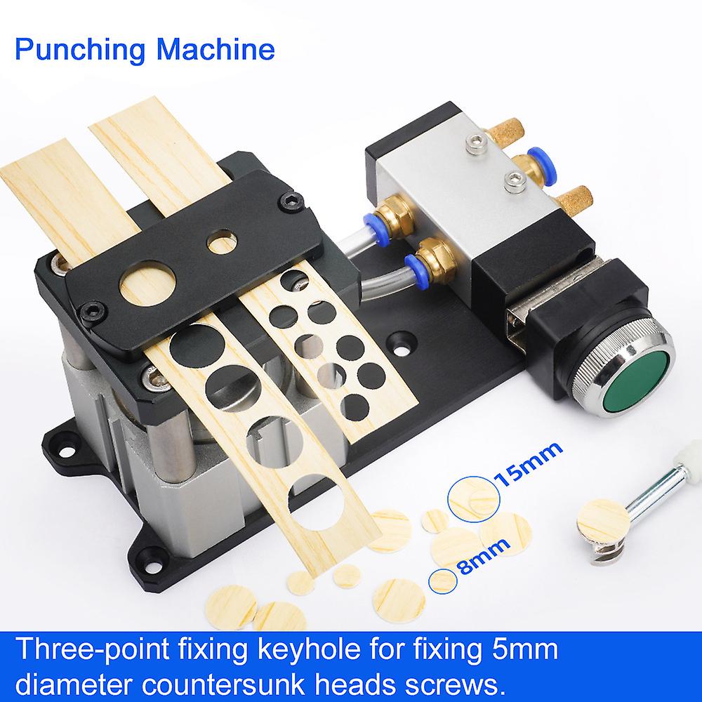 Pneumatic Edges Banding Punching Machine Dual Hole Hole-punching Device ...