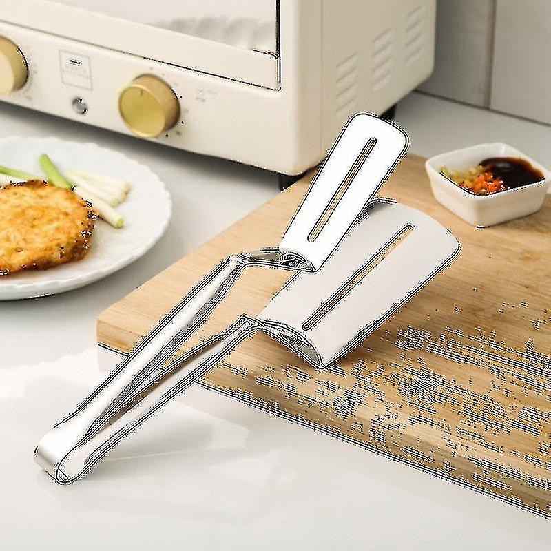 Stainless Steel Barbecue Clamp Steak Clamp Fish Gripper For Eggs Bbq ...