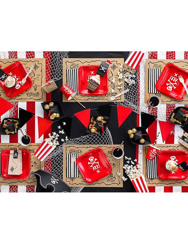 7 Kraft treasure map paper table sets 40 x 30 cm | Fruugo UK