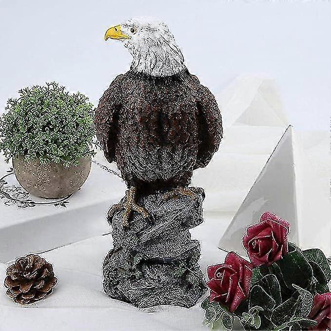 Resin Bald Eagle Garden Statue, Eagle Resin Garden Statue Outdoor ...