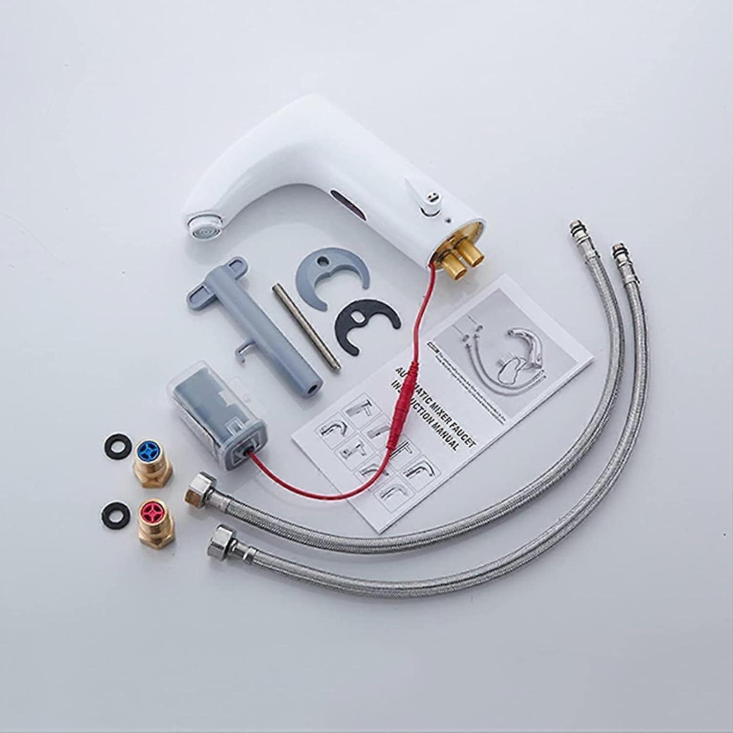 Sensor Basin Faucets Automatic Sensor Mixer Faucet Contactless Hot and ...