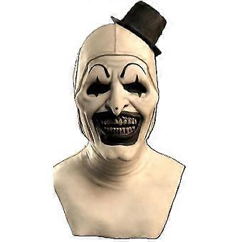Terrifier 2 Art The Clown Mask Cosplay Costume Creepy Full Head Mask ...