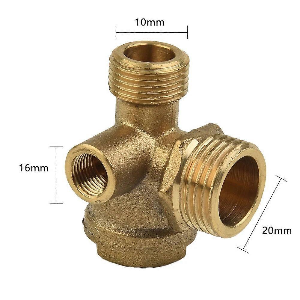 Check Valve With Lock Cylinder Screw G1/2 Air Compressor 3 Male Thread ...