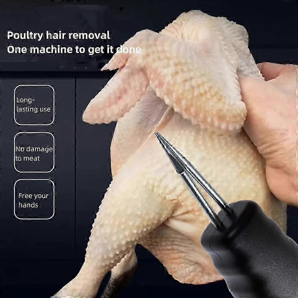 Electric Poultry Feather Plucker Rechargeable Small Chicken Plucker ...
