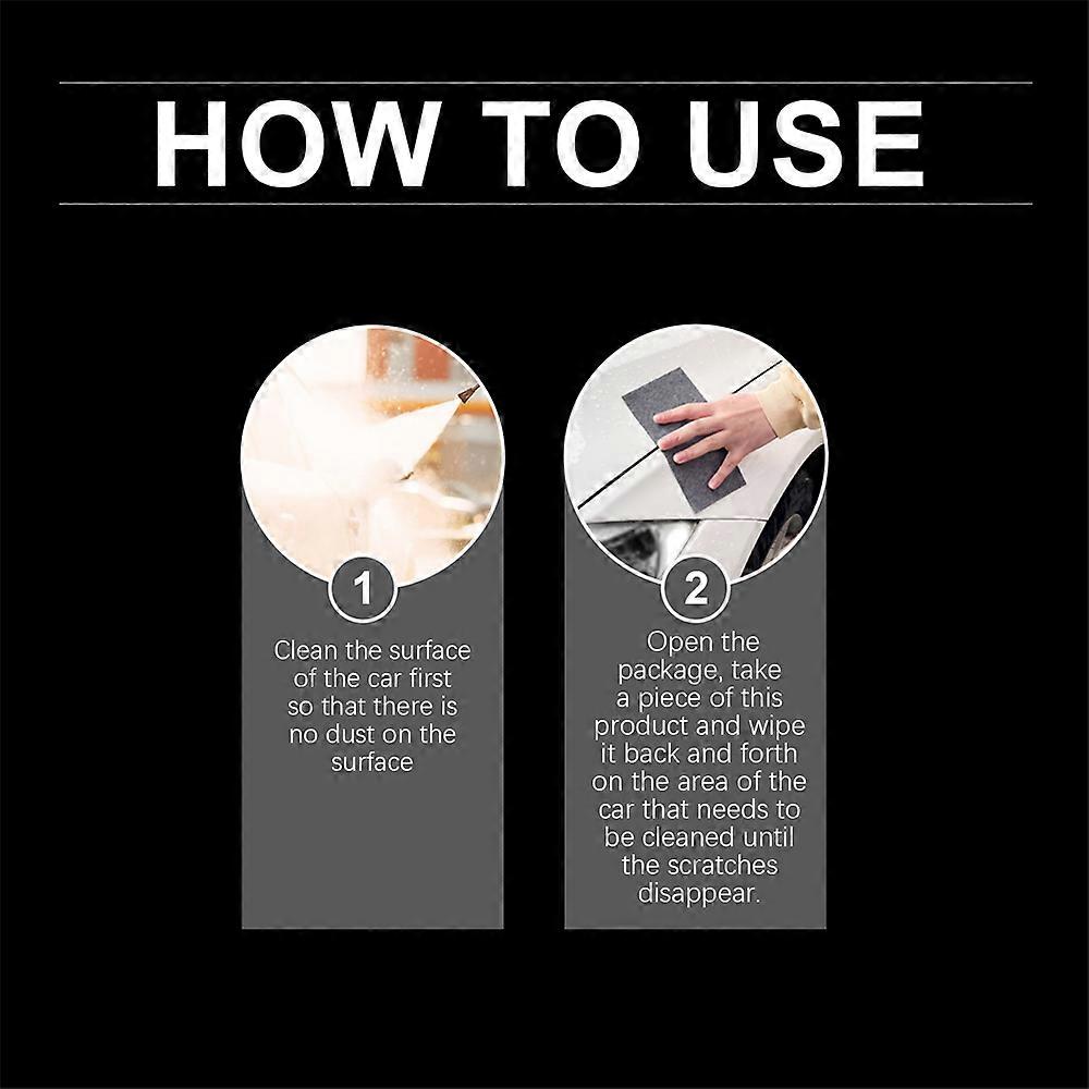 12Pcs Nano Sparkle Cloth For Car Scratches Nano Magic Cloth Scratch ...