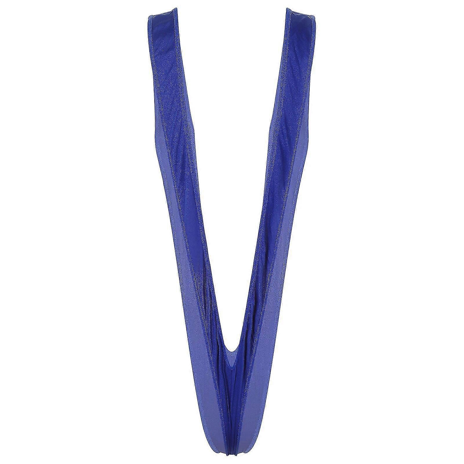 Mens Monokini One-piece Bathing Suit Swimsuit For Man Solid Color Deep ...