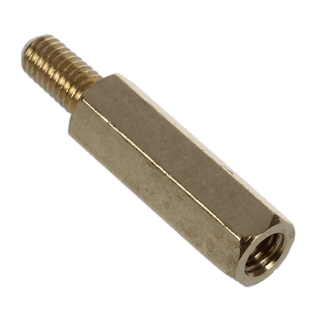 50 Pcs Screw PCB Stand-off Spacer Hex M3 Male x M3 Female 15mm Length ...