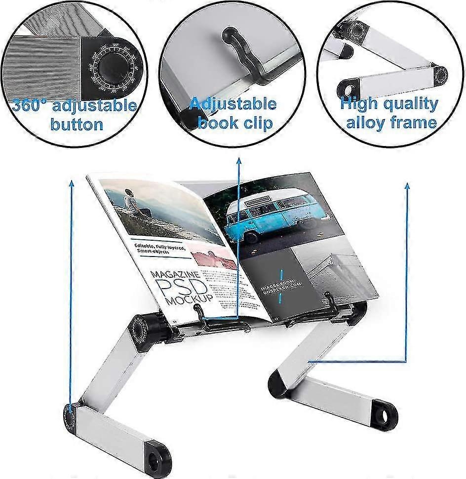 Adjustable Book Stand, Adjustable Height And Angle, Ergonomic Book ...
