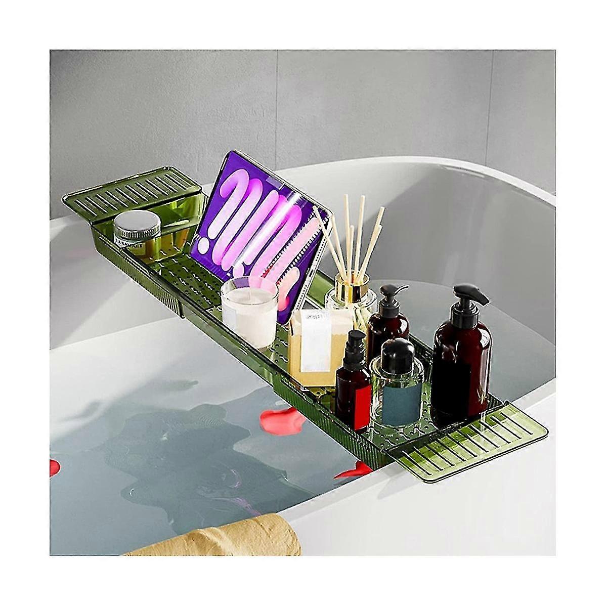 Bathtub Tray,expandable Bath Table Over Tub,multifunctional Bath Rack ...