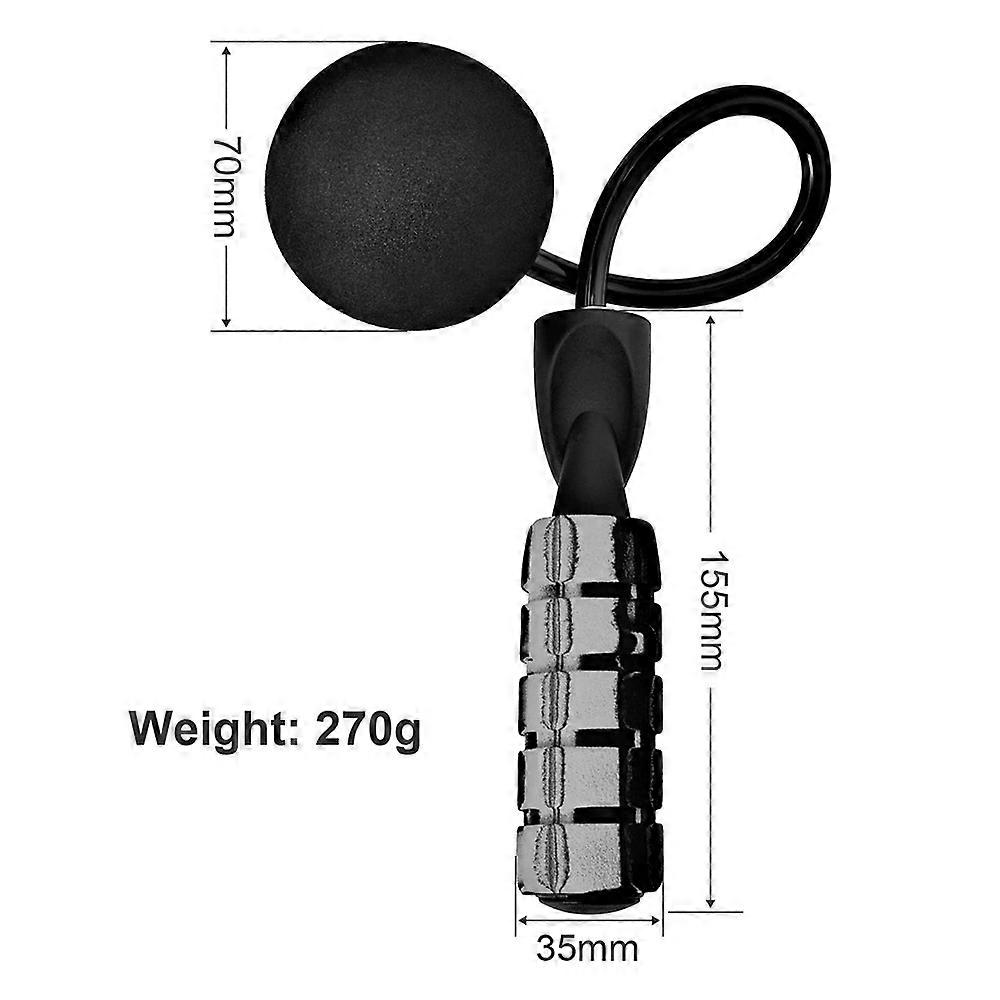 Grey Cordless Jump Rope Tangle-Free Rapid Speed Skipping Ropes For ...