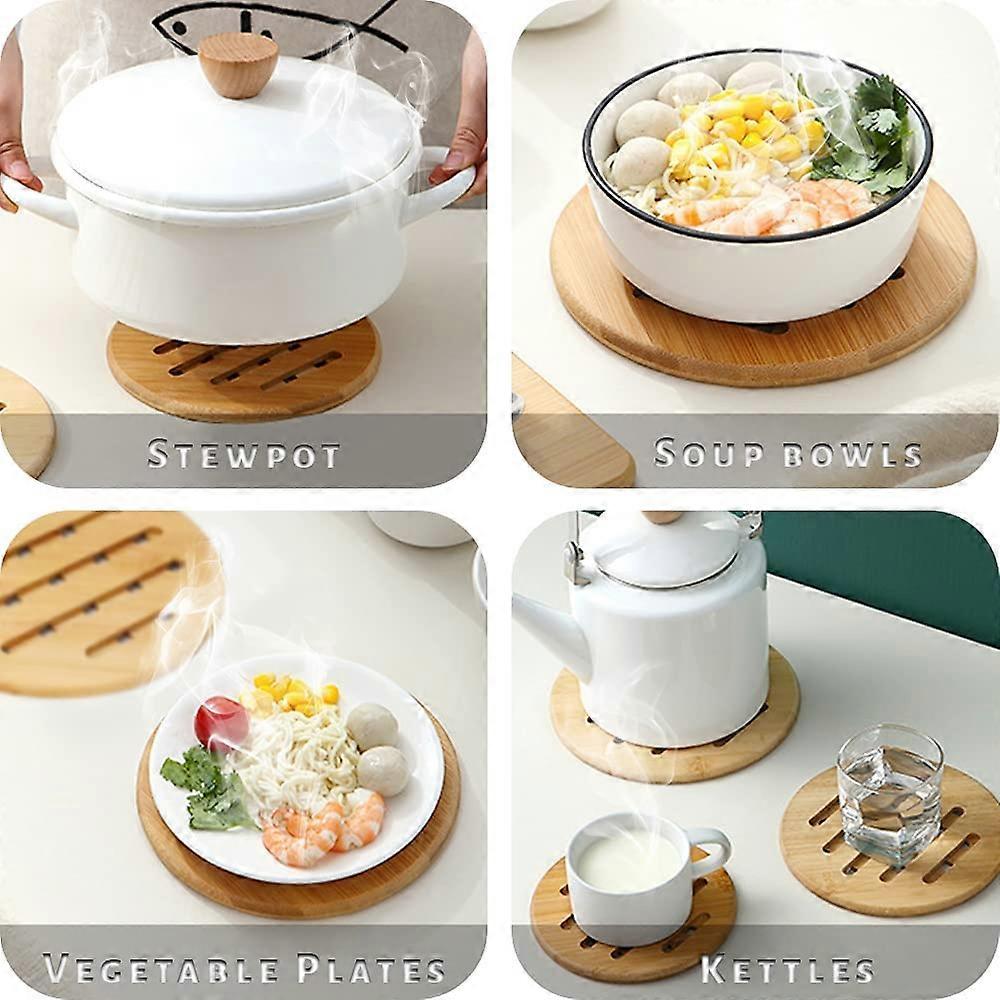 Trivets,Natural Bamboo Trivet, Bamboo Tray Trivet, Bamboo Placemat ...