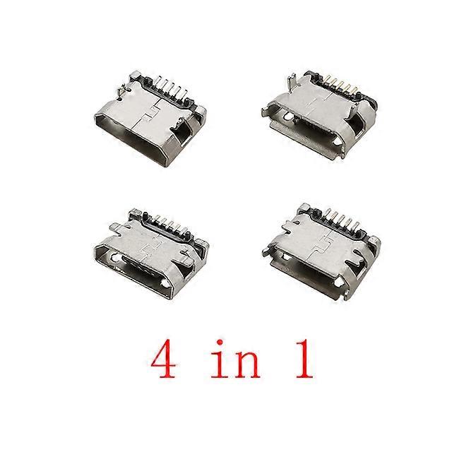 5 Pin Micro USB Connector Female Port Jack Solder Plug SMD SMT Android ...