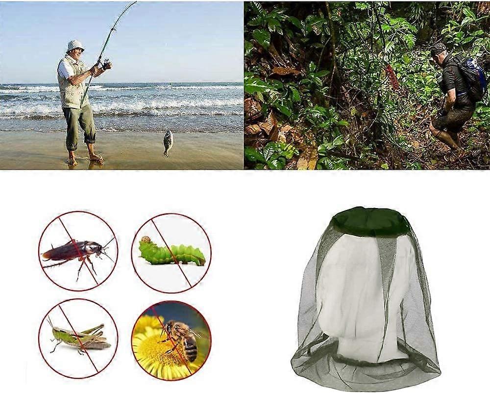 4 Pack Mosquito Net Face Mask Mosquito Net Head Cover Insect Head Net ...