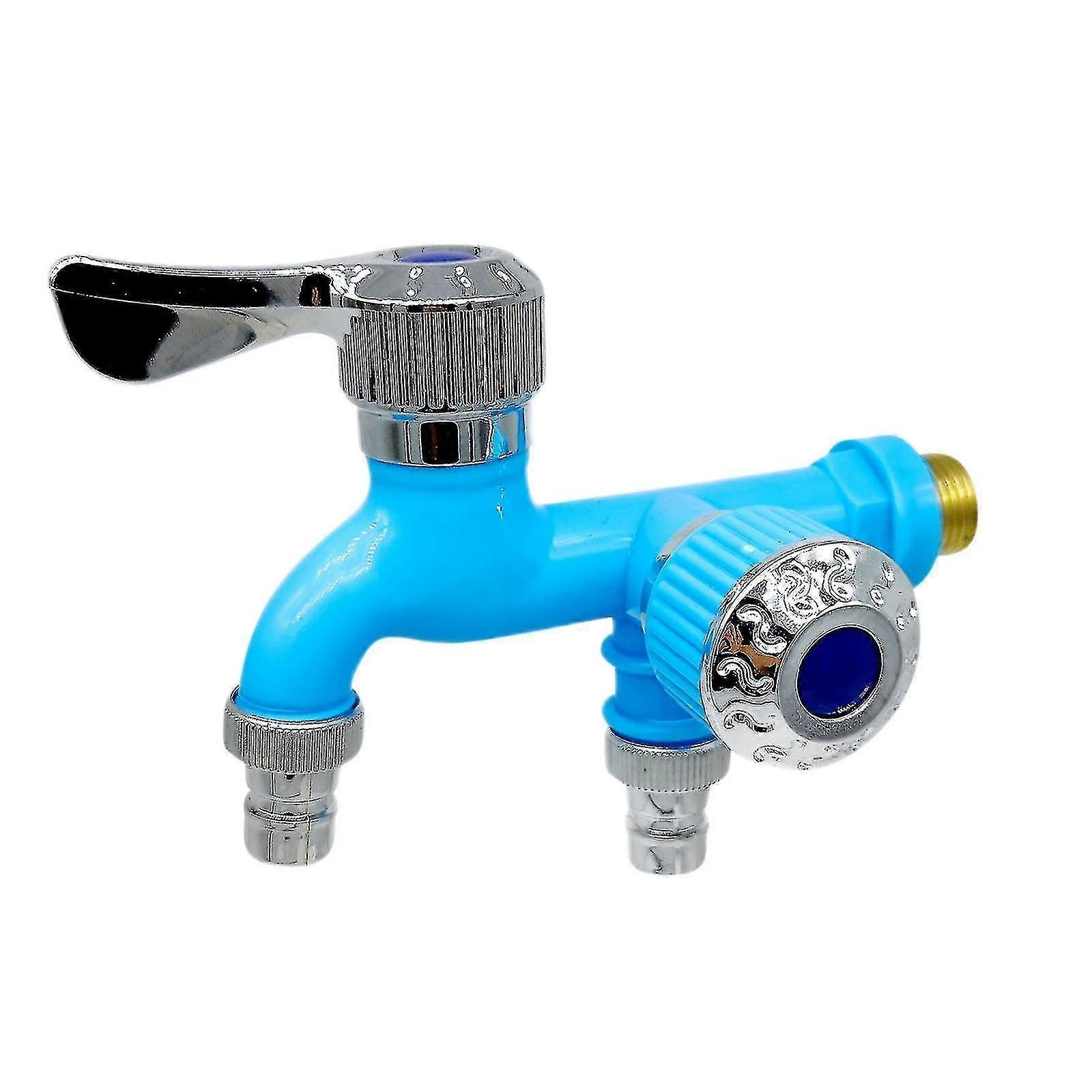90 Degree Double-valve Water Tap Double External Control Durable Brass ...