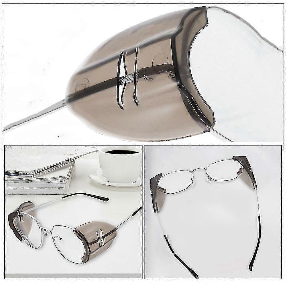 4 Pairs of Eyeglasses Side Shield for Protection Replacement Eyeglasses ...