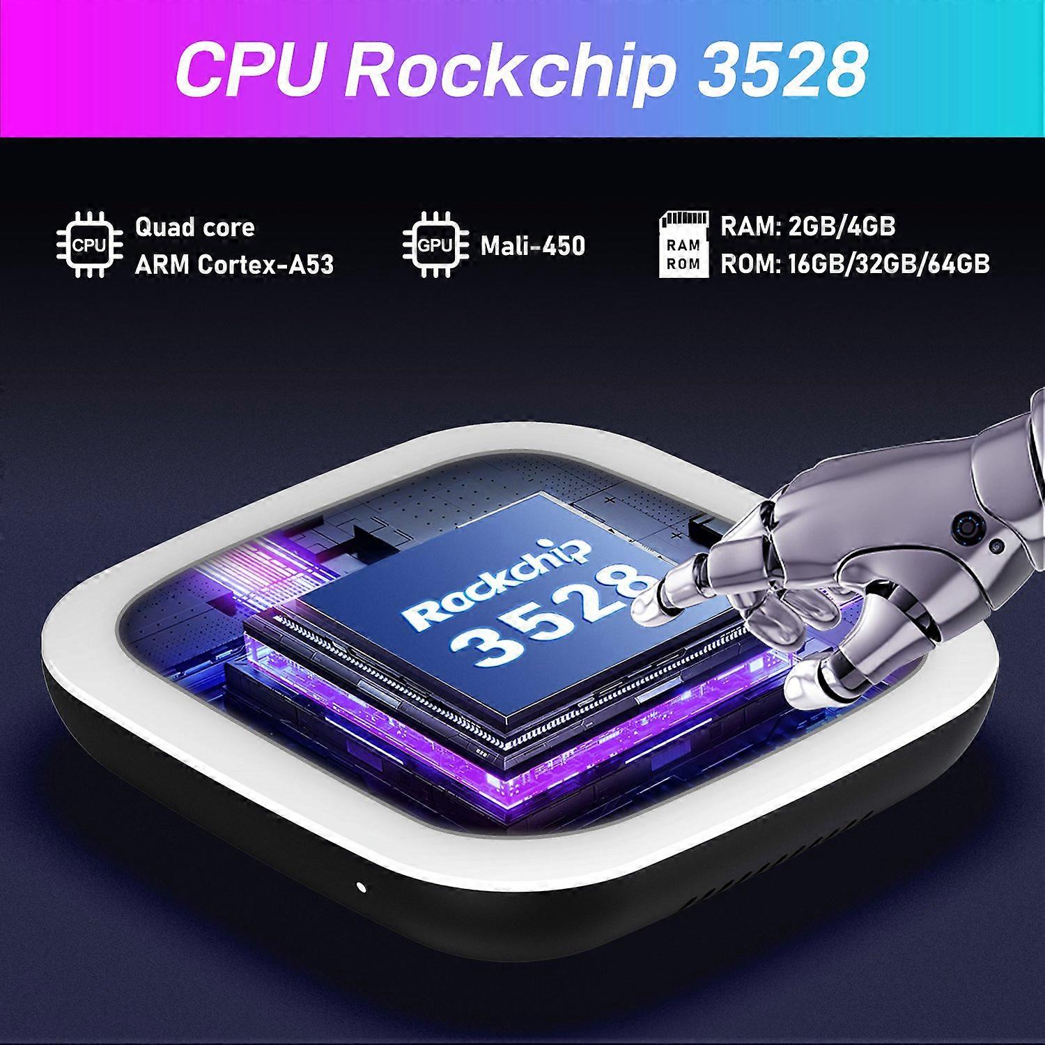 H96 Max M2 Android 13.0 Set Top Box 4GB RAM 32GB ROM RK3528 8K WiFi6 ...