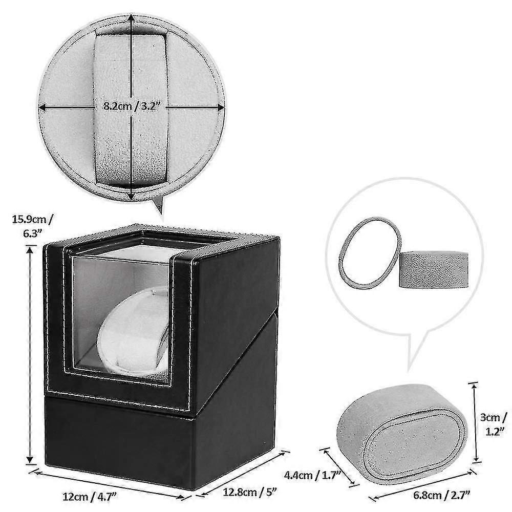 Ultra-quiet Rotation Turns Per Day Watch Winding Box Jewelry Watch Box ...