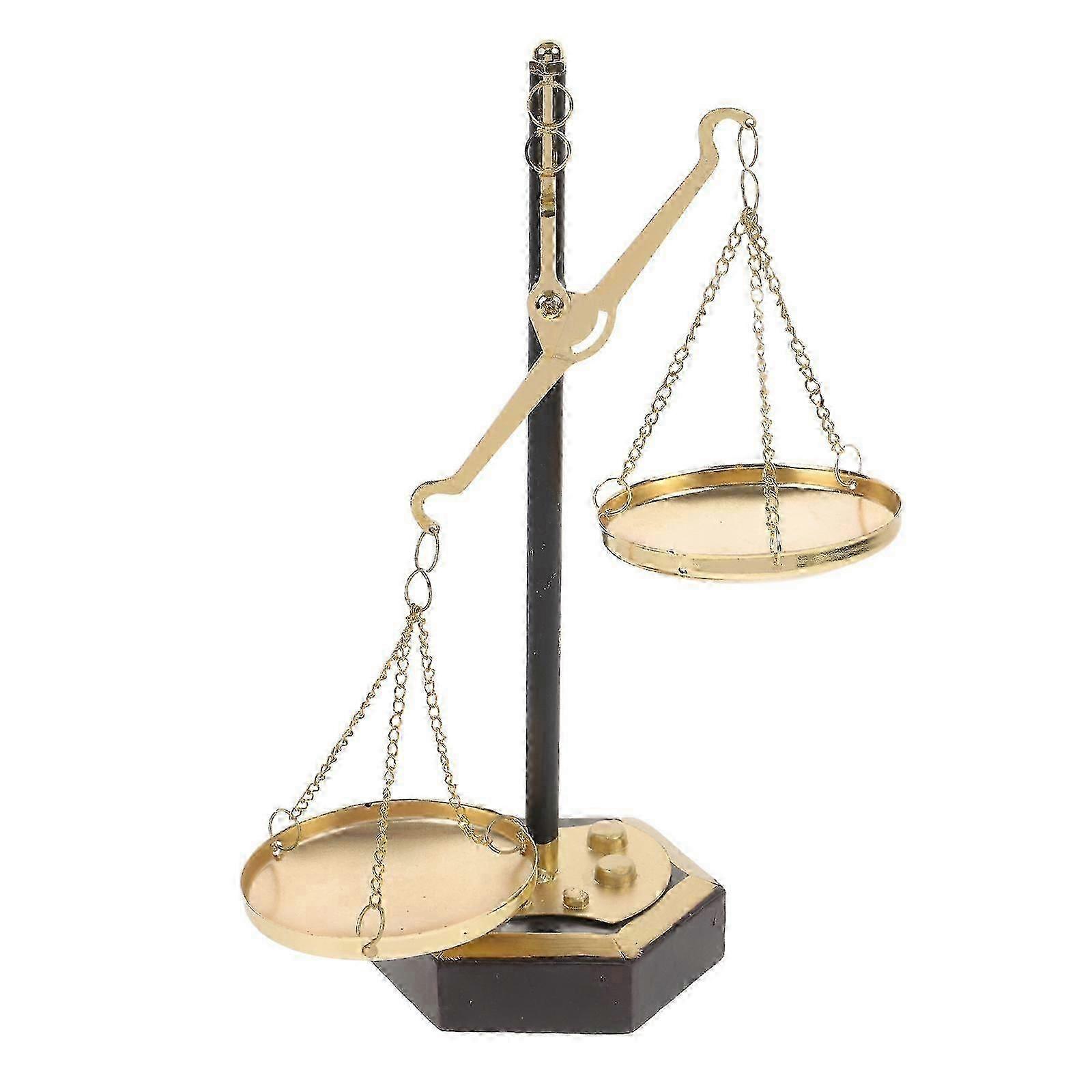 Metal Balance Scale Table Decoration Table Libra Scale Decor Metal ...