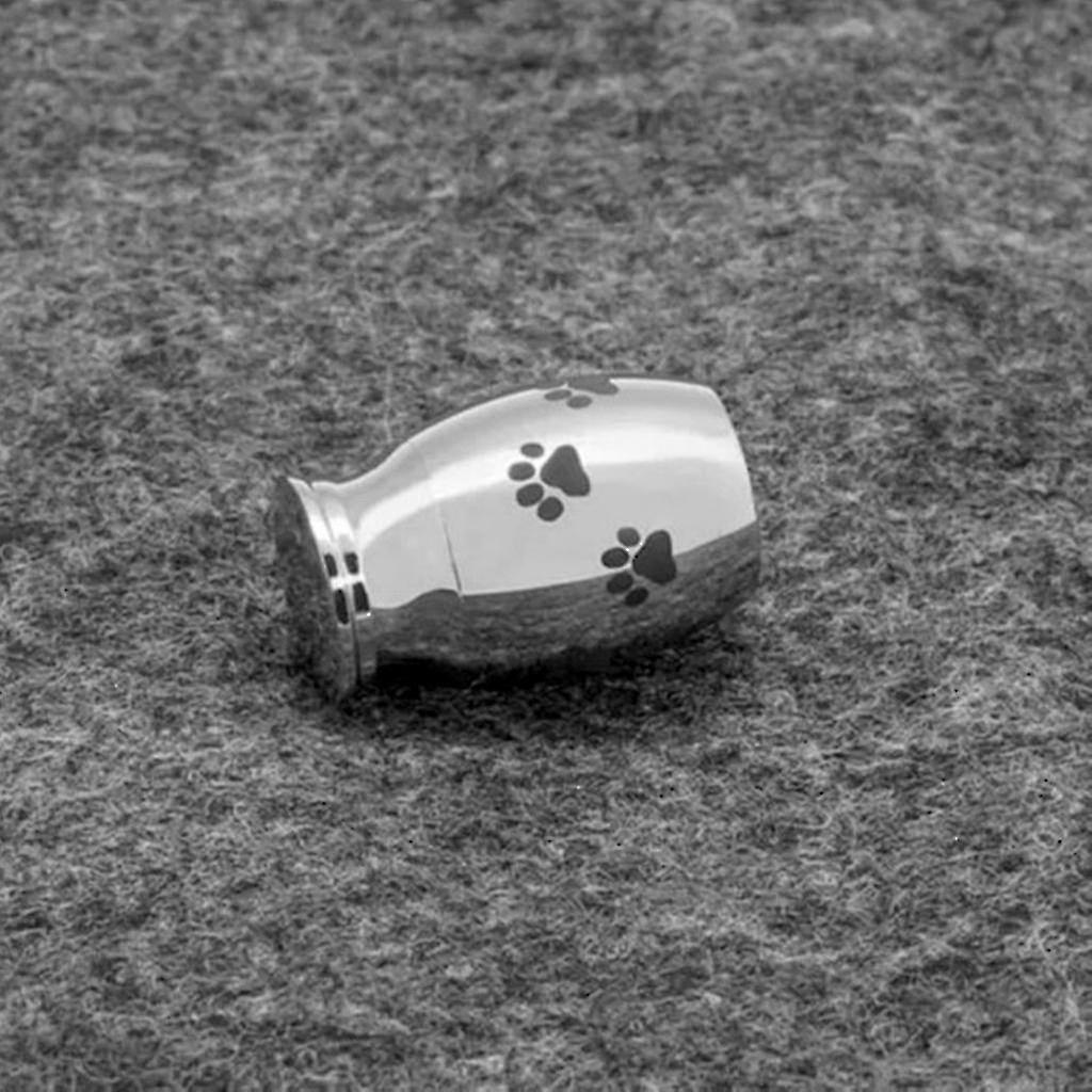 Pet Cremation Urns Stainless Steel Ash Memorial Container Dog Cat ...