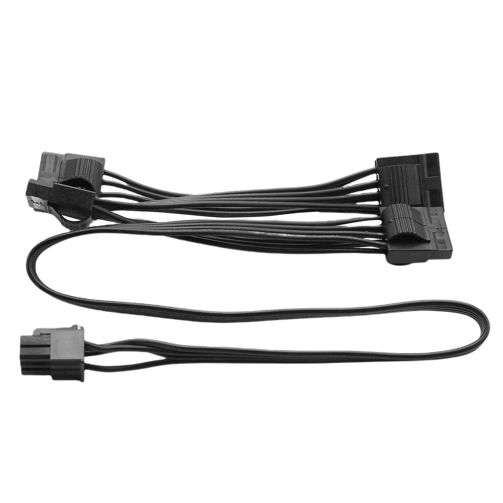 6Pin to 4 Molex Modular Power Supply Cable 6Pin to 4 IDE Cable for RM1000X RM850X RM750X RM650X ...