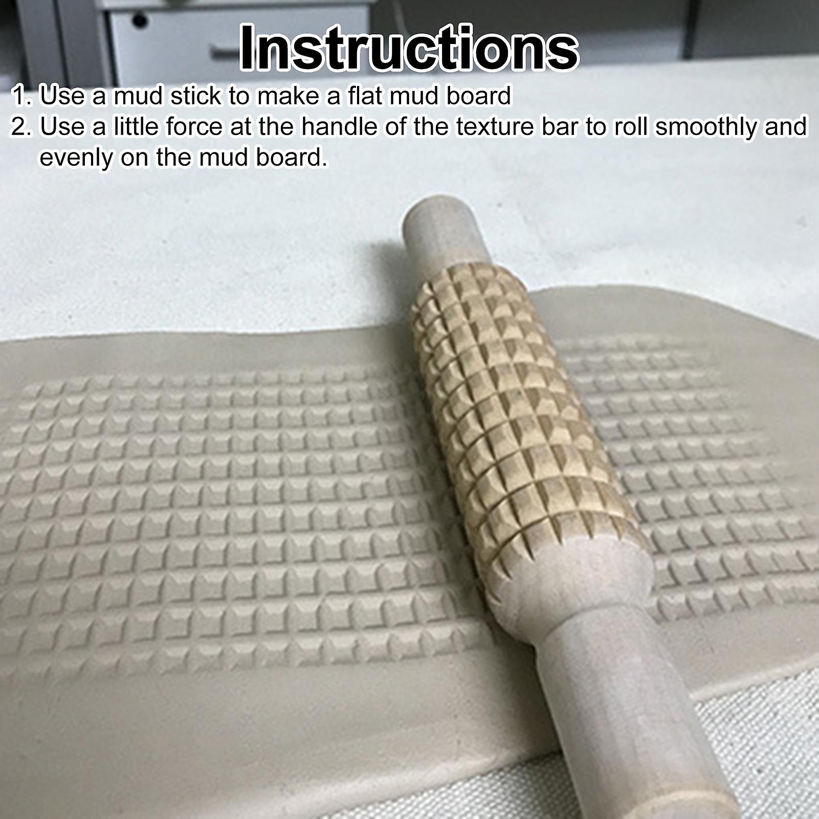 Mengxi Rolling Pin Ergonomic Design Carved Labor Saving Non-slip Good ...