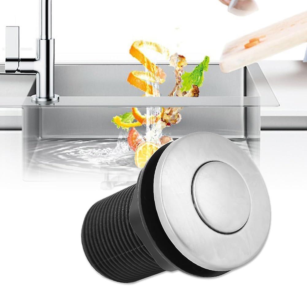 Garbage Disposal Pneumatic Switch 32mm Stainless Steel Push Button ...